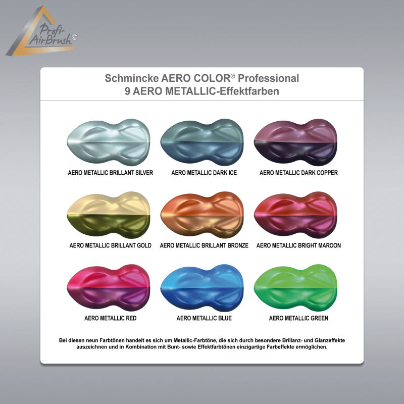 Airbrush-Farbe AERO METALLIC red, Schmincke 28 903